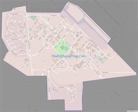 Map Of Columbus Afb Cdp