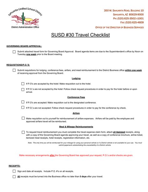 Travel Checklist Download Free Documents For PDF Word And Excel