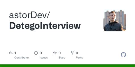Github Astordev Detegointerview
