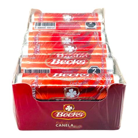Becks Pastilla CANELA Display Pzs H S Comercial