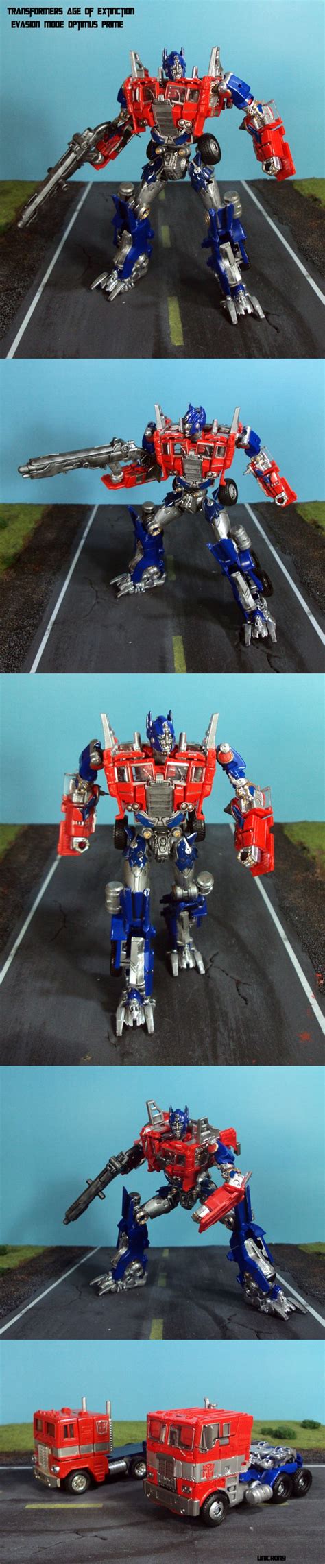 Aoe Evasion Mode Optimus Prime By Unicron9 On Deviantart Optimus