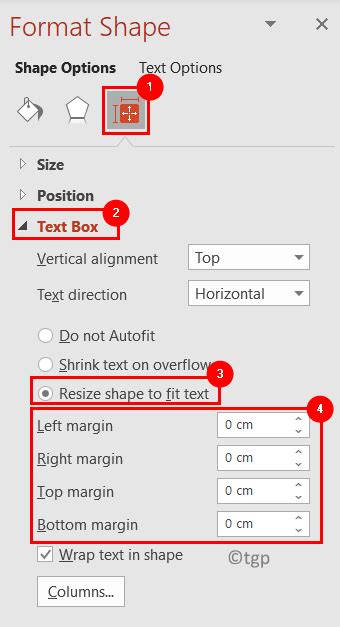 how to solve powerpoint breaking textboxs by default issue