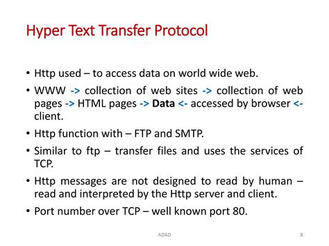 Application Layer And Protocols Pptx Computer Networking Computing