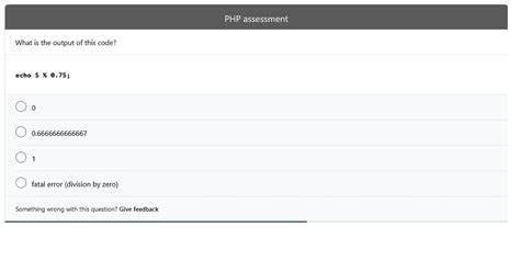 Php Issue Ebazhanov Linkedin Skill Assessments Quizzes Github