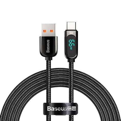 Baseus Display Fast Charging Data Cable Usb To Type C 66w Price In