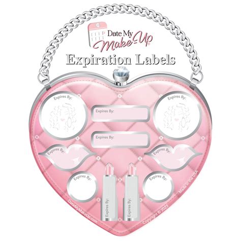 Make Up Expiration Labels Easily Track When Product Expire Date My