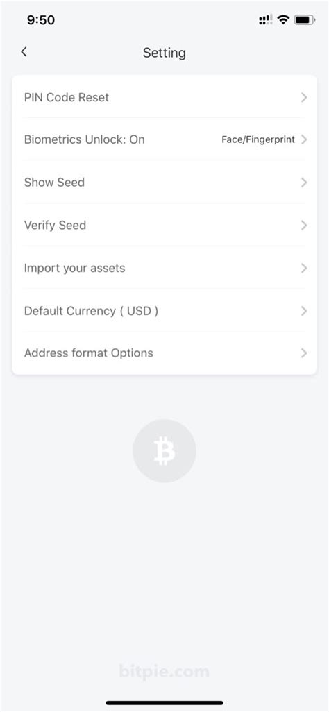 Software Function Description Bitpie Documentation
