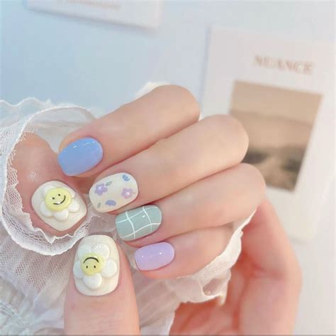 เล็บสวยน่ามอง แจก 50 ไอเดียเพ้นท์เล็บน่ารักๆ สไตล์เกาหลี ทำแล้วเล็บ