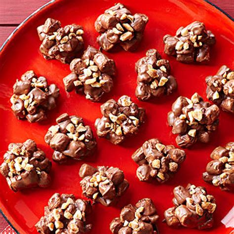 Chocolate Marshmallow Peanut Clusters Recipe Just A Pinch Recipes