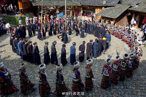 苗年探访雷山县郎德上寨拍摄苗寨古建筑群苗寨民风醇厚