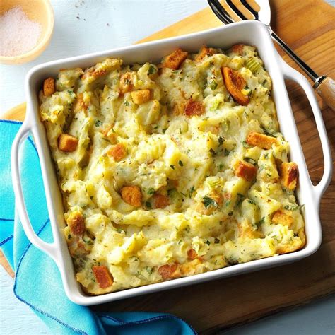 Potato Stuffing Casserole Recipe How To Make It