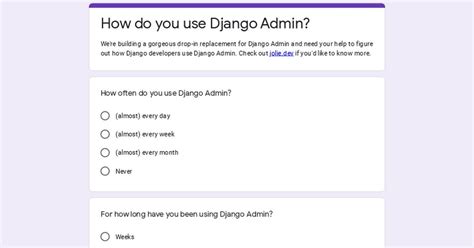 What Do You Think Of Django Admin Django