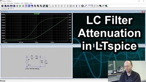 Simulation Of The Attenuation Or Transfer Function Of An Lc Low Pass Filter In Ltspice Emc Task