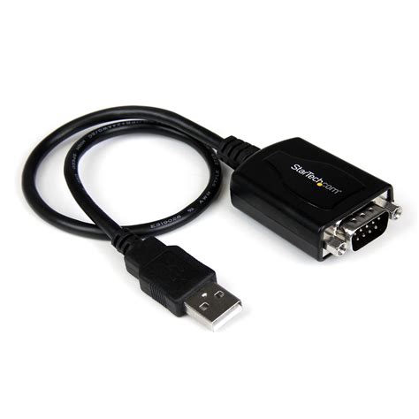 Buy 1 Ft Usb To Rs232 Serial Db9 Adapter Cable With Com Retention Shop Online At