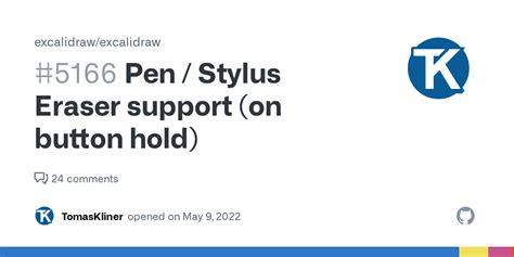 Pen Stylus Eraser Support On Button Hold Issue 5166 Excalidraw