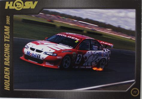 Hsv 20th Anniversary Card Holden Racing Team 2002 Hrt Vx Commodore Hsv