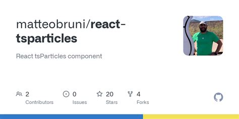 Github Matteobrunireact Tsparticles React Tsparticles Component