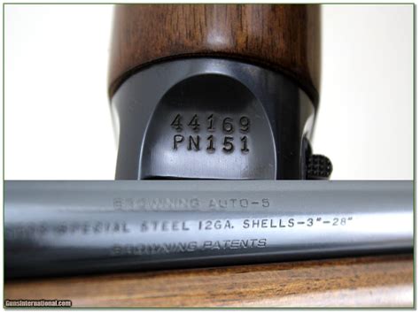 Browning A5 12 Magnum 28in Invector Barrel Exc Cond