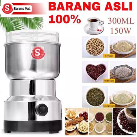 Seramo Blender Bumbu Kering Blender Biji Nima Elektrik 150 Wat
