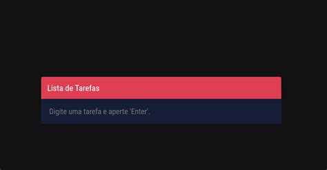 GitHub Matheusscarvalho1 To Do List Js Projeto Elaborado Em