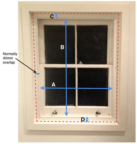 Measuring For Thermal Blinds For Sash Windows The Thermal Blind Co