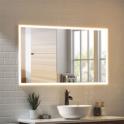 Framed Lighted Bathroom Mirrors At Lowes