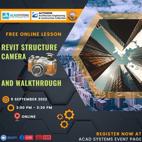 Revit Structure Camera And Walkthrough Acad Systems Autodesk Gold