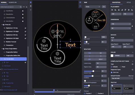 Complications Ok In Watch Face Studio Ko On Galaxy Watch Classic Watch Face Studio Samsung