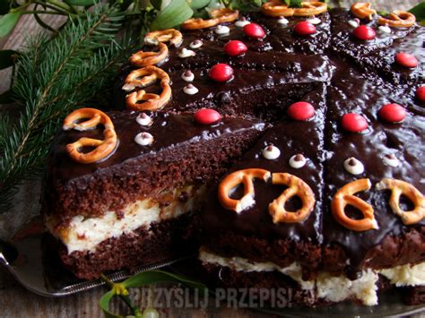 Ciasto Piernikowe Z Kremem Z Kaszy Manny Przepis PrzyslijPrzepis Pl