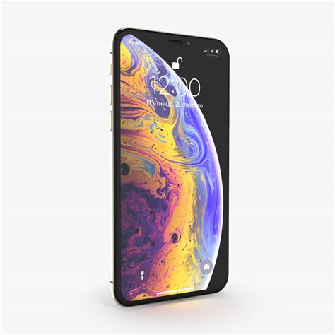 Apple Iphone Xs Gold Modelo 3d 35 Obj Fbx Dae 3ds C4d Free3d