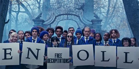 Wednesday Invites Fans To Enroll At The Addams Alma Mater