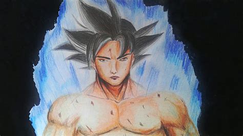 Cómo Dibujar a GOKU ULTRA INSTINTO Realista Luciano ART YouTube