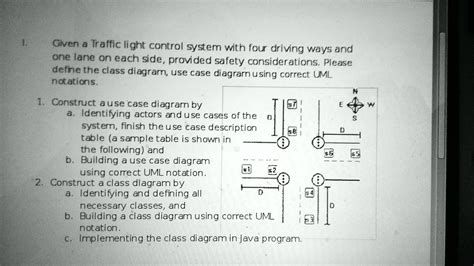 Given A Traffic Light Control System With Four Driving Ways And One Lane On Each Side
