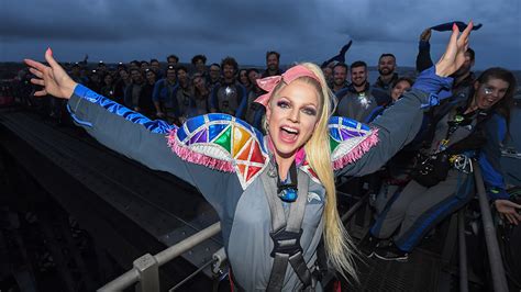 Courtney Act Performed Atop Sydney Harbour Bridge For Mardi Gras