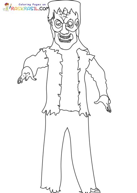 Coloriage Frankenstein à Imprimer