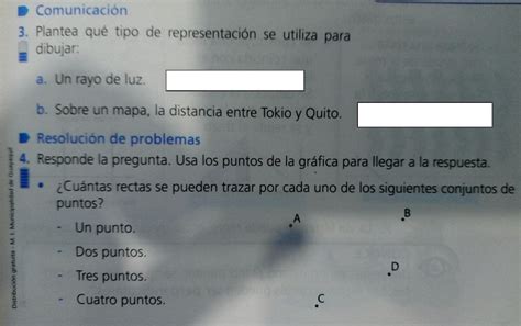 SOLVED RECTA SEMIRRECTA Y SEGMENTO AYUDA POR FAVOR Comunicación Plantea qué tipo de