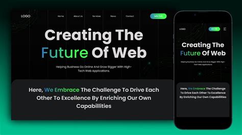 Day 18100 Mobile Responsive Modern Website Landing Page Html Css 100 Days Code Challenge