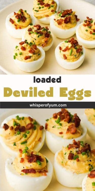 Loaded Deviled Eggs Recipe In 2025 Deviled Eggs Bacon Deviled Eggs