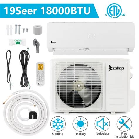 12000 Btu Split Air Conditioner Inverter Heat Pump Ductless 49 Off
