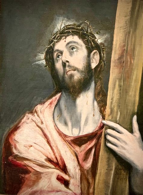 Le Christ sur le chemin du calvaire Greco Lumières des étoiles