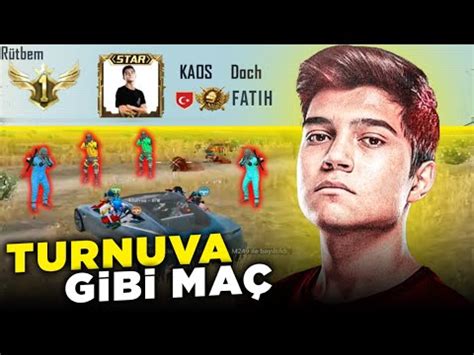 AVRUPA SIRALAMASINDA TURNUVA GİBİ MAÇ PUBG Mobile YouTube