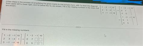 Solved A Few Steps In The Process Of Simplifying The Given