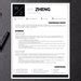 Modern Resume Template For Word And Pages 1 2 3 Page
