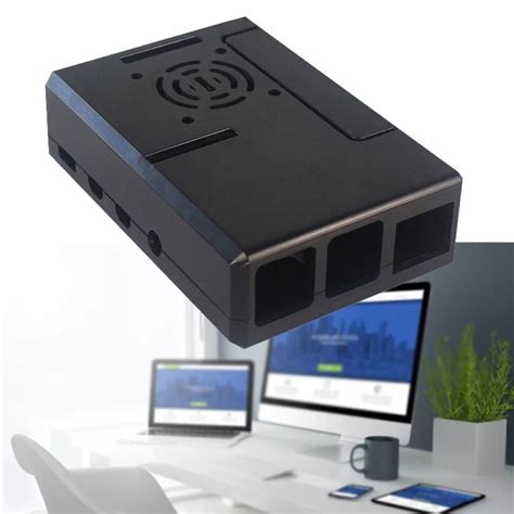 Bt Box สําหรับ Rpi รุ่น 4 พร้อม Gpio Access ฝาครอบแบบถอดได้ พัดลมระบายความร้อนเสริม Shopee