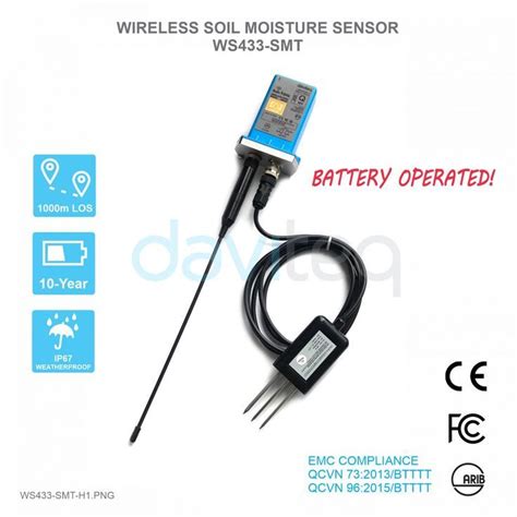 WIRELESS SOIL MOISTURE SENSOR Sensor Wireless Smart Building