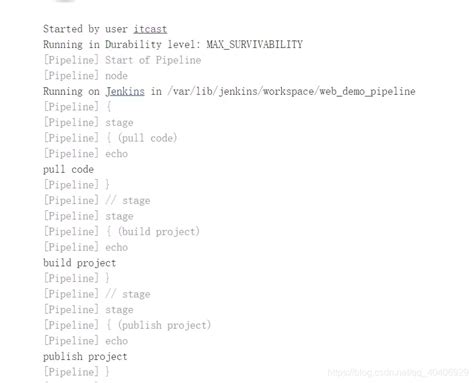 15pipeline流水线项目构建，初步了解pipelinepipeline Scm Csdn博客