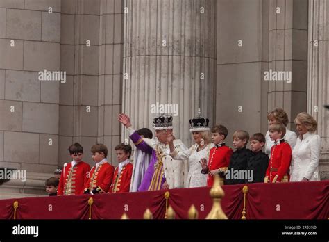 Westminster London Uk 6th May 2023 Hrh King Charles Lll And Queen