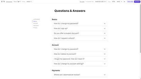 10 Responsive FAQ Page Templates ThemeSelection