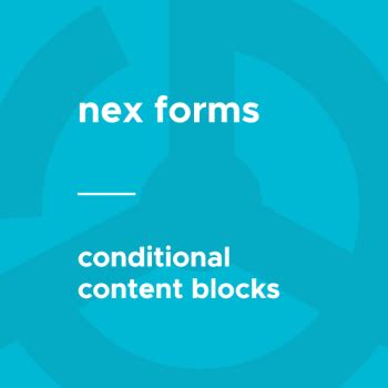NEX Forms Conditional Content Blocks V7 5 13 GPL Vault