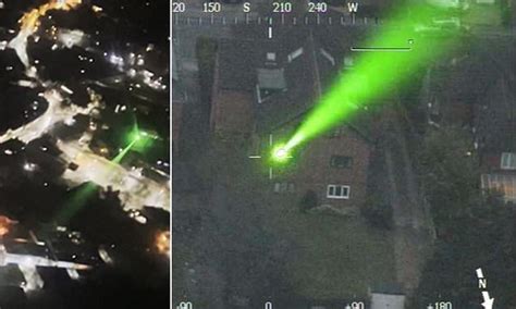 Not Such A Bright Idea For Pest 60 Who Shone Laser Beam At A Police